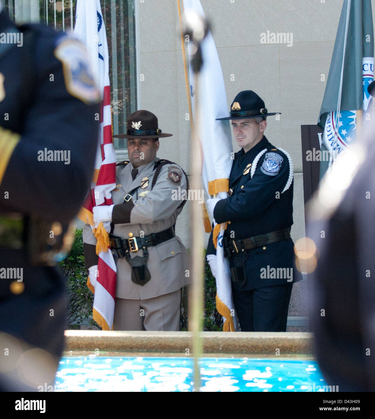 Washington area law enforcement memorial service hi-res stock ...