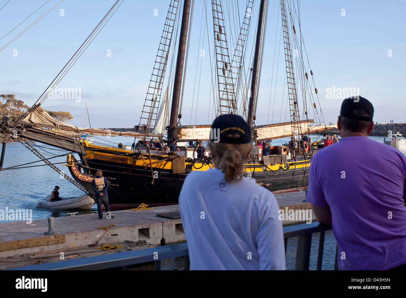 March 03, 2013 - Dana Point, California, U.S. - A couple watch the Tall ...