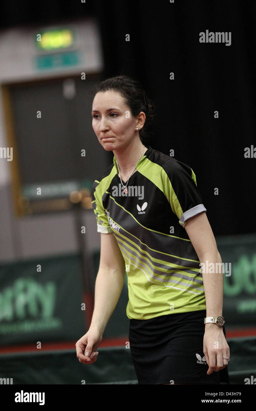 03.03.2013 Sheffield, England. Jo Parker during the womens semi-final ...