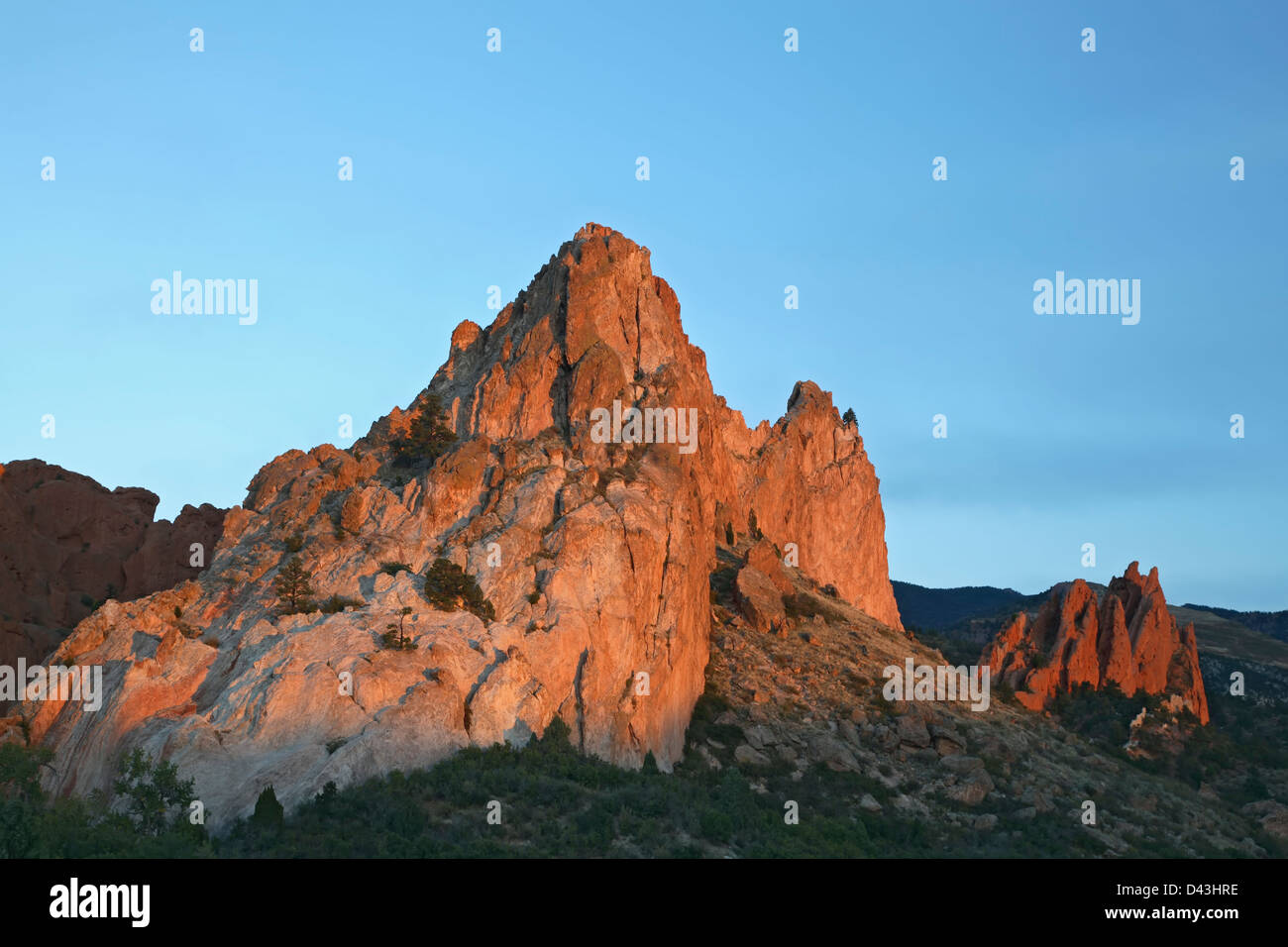 Gray Rock (Cathedral Rock), Garden of the Gods Park, Colorado Springs ...
