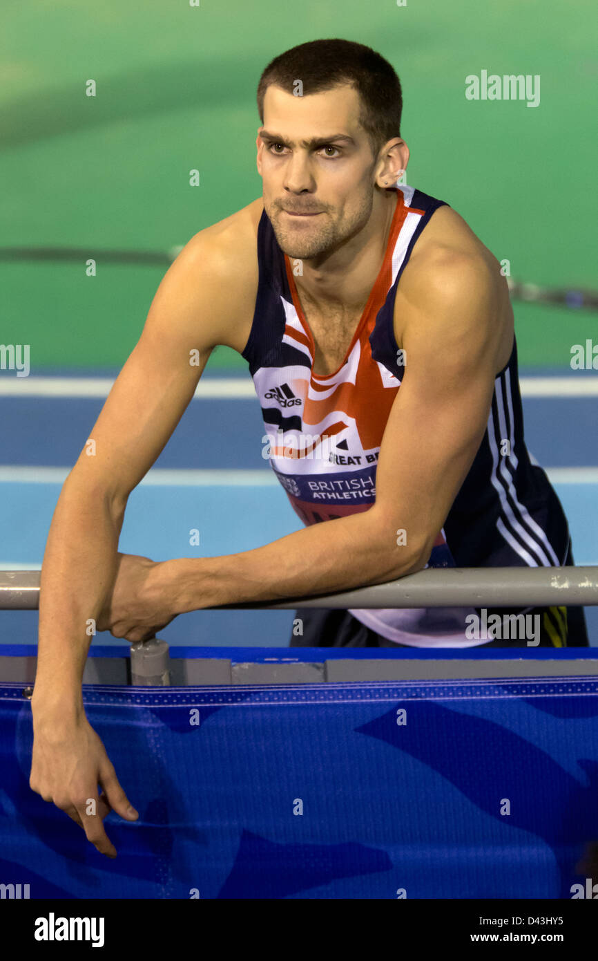 Robbie GRABARZ, winner of the HIGH JUMP Final, 2013 British Athletics ...