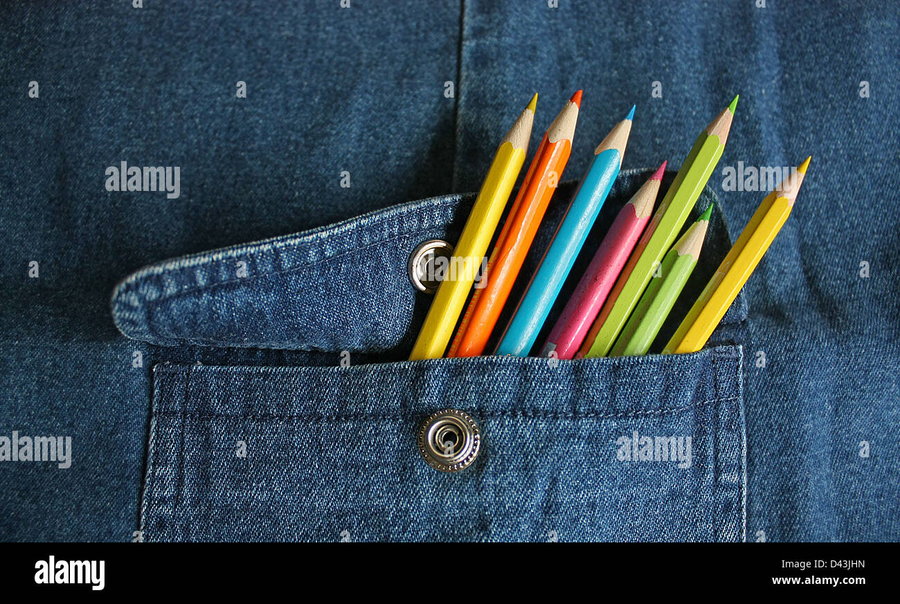 Pencil pocket hi-res stock photography and images - Alamy