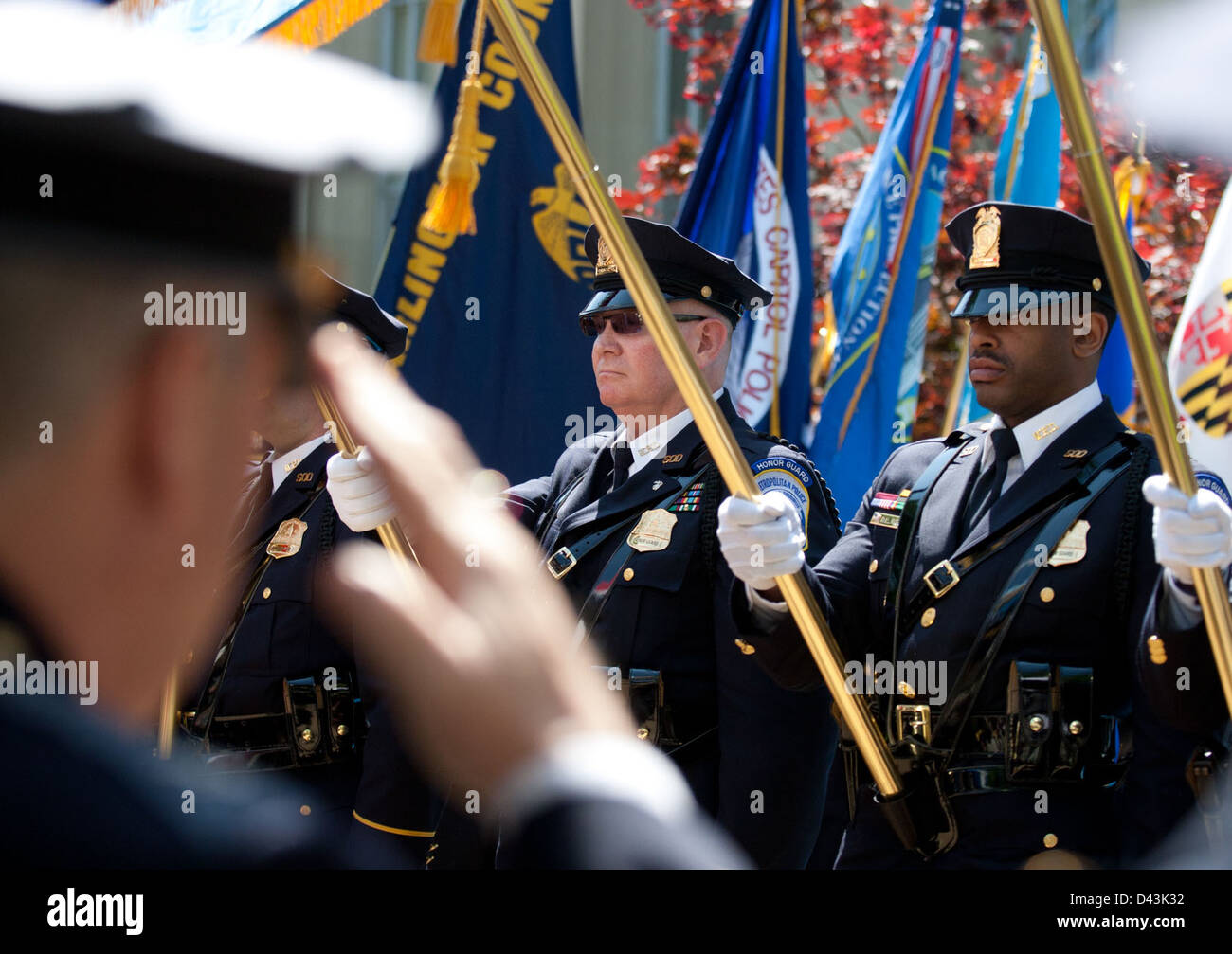 Washington area law enforcement memorial service hi-res stock ...