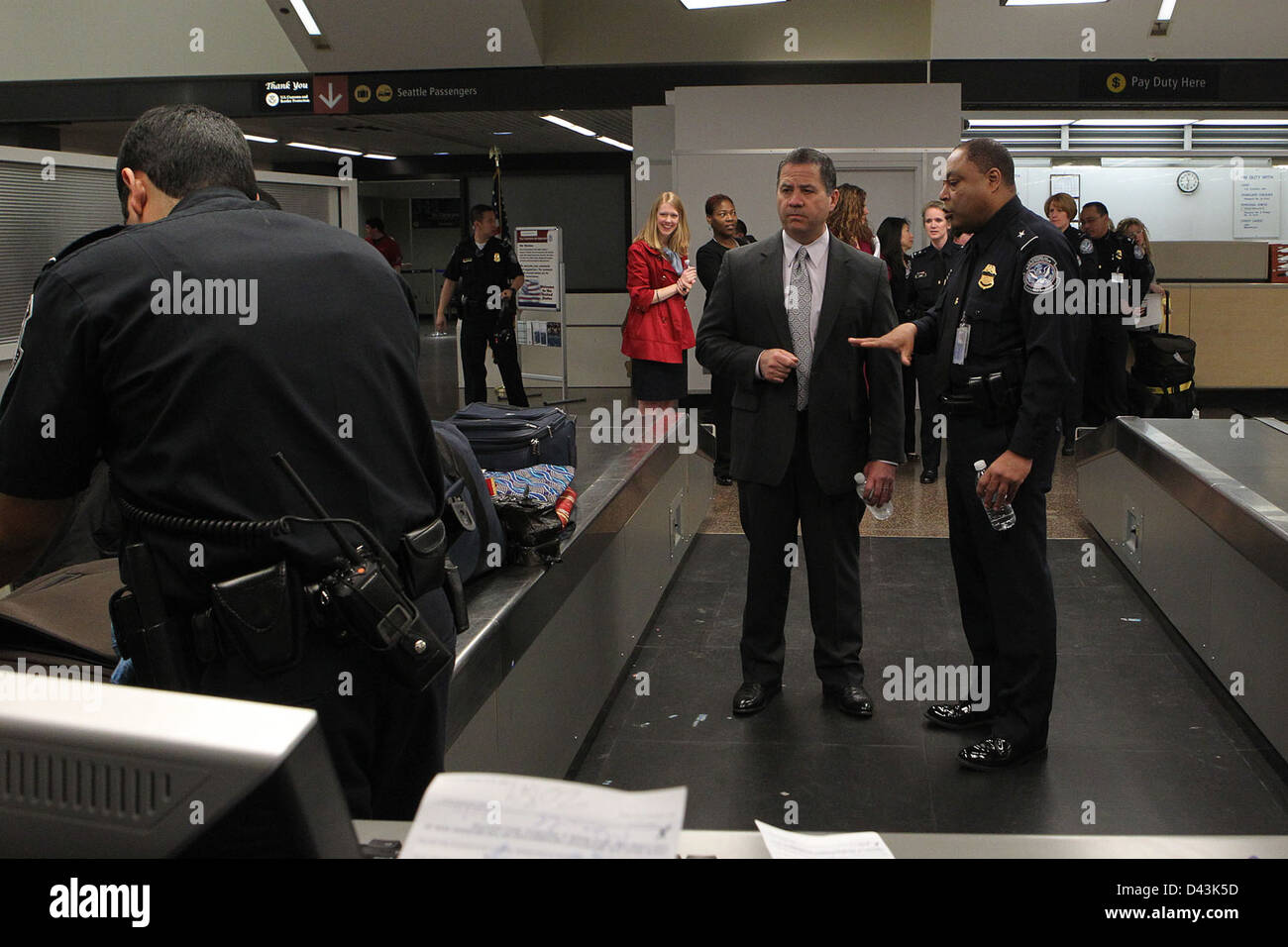 At a CBP conference in Seattle, Commissioner Maria O'Connell and Deputy ...