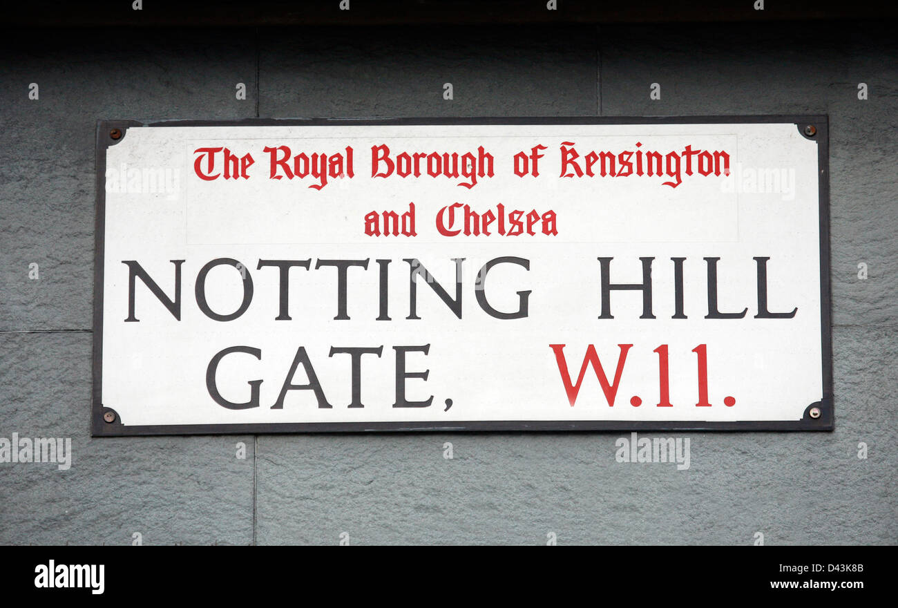 Notting hill gate london street hi-res stock photography and images - Alamy