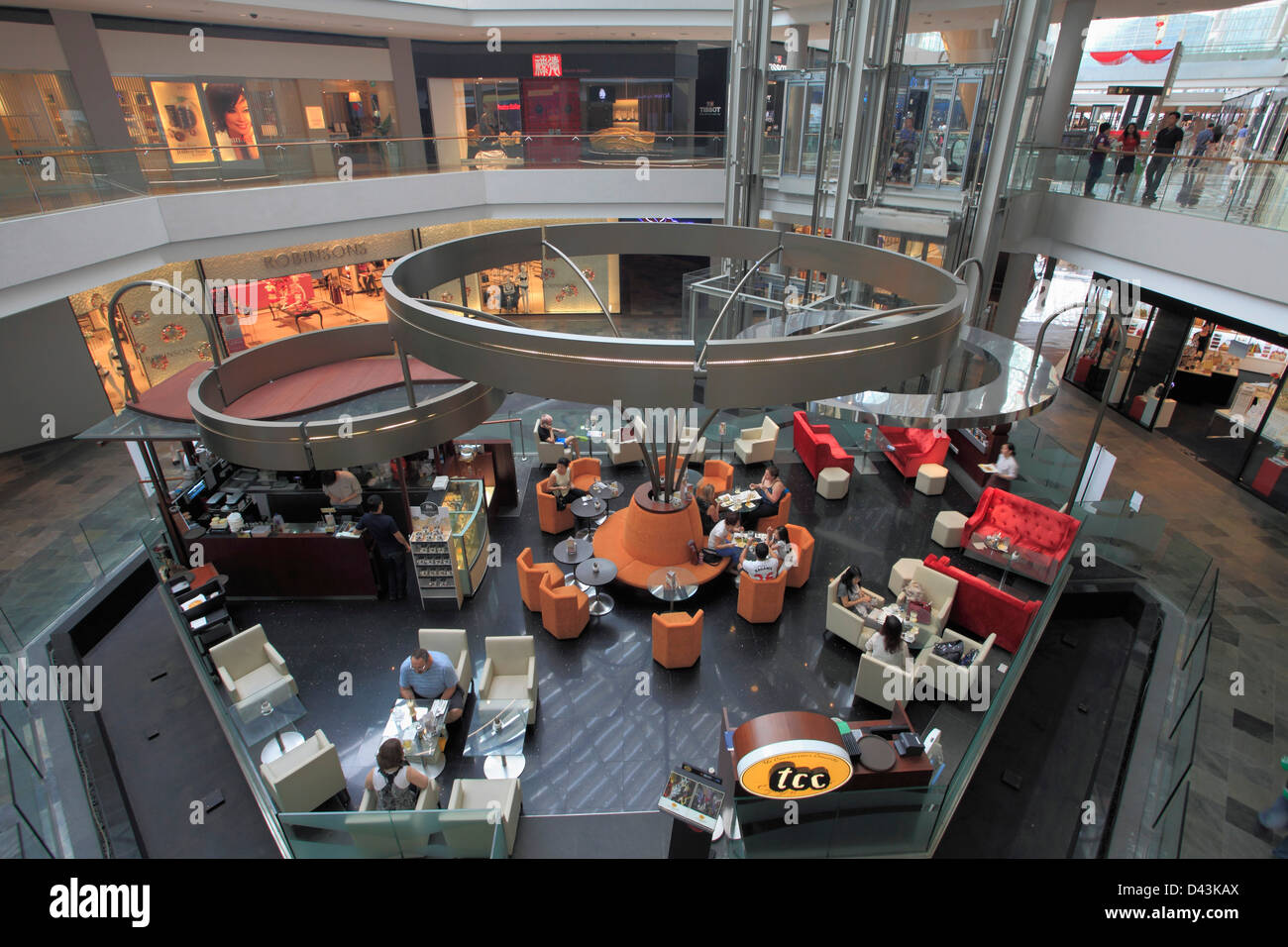 Singapore, The Shoppes at Marina Bay Sands, shopping mall, restaurant ...