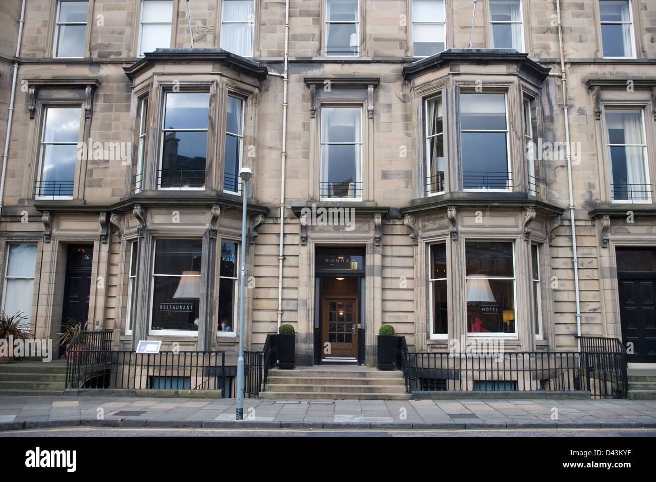 The Bonham Hotel Edinburgh Stock Photo - Alamy