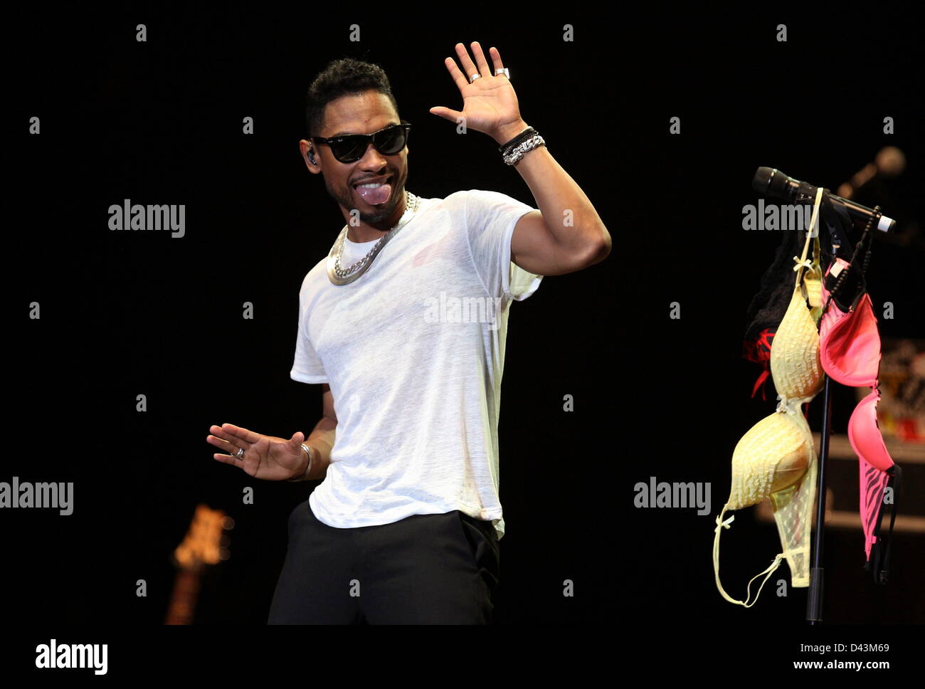 JOHANNESBURG, SOUTH AFRICA: Miguel perfoming at the Standard Bank Arena ...