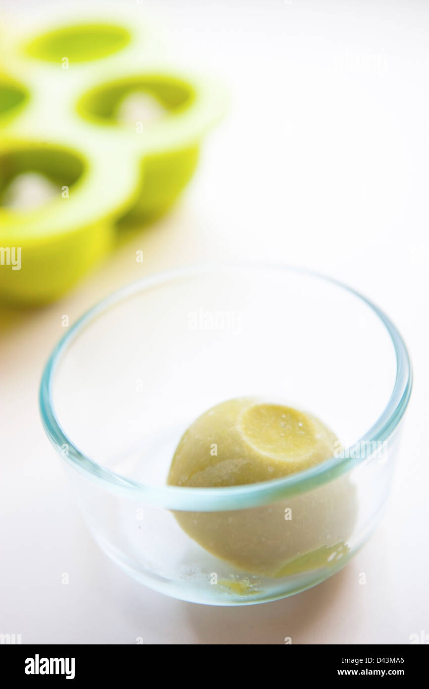 Frozen Baby Food Stock Photo - Alamy