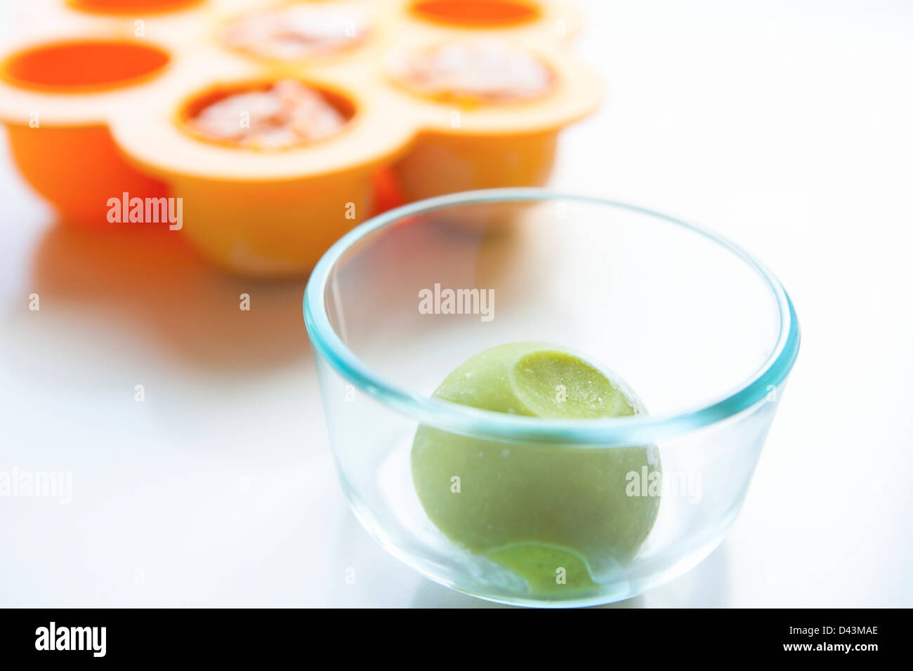 Frozen Baby Food Stock Photo - Alamy