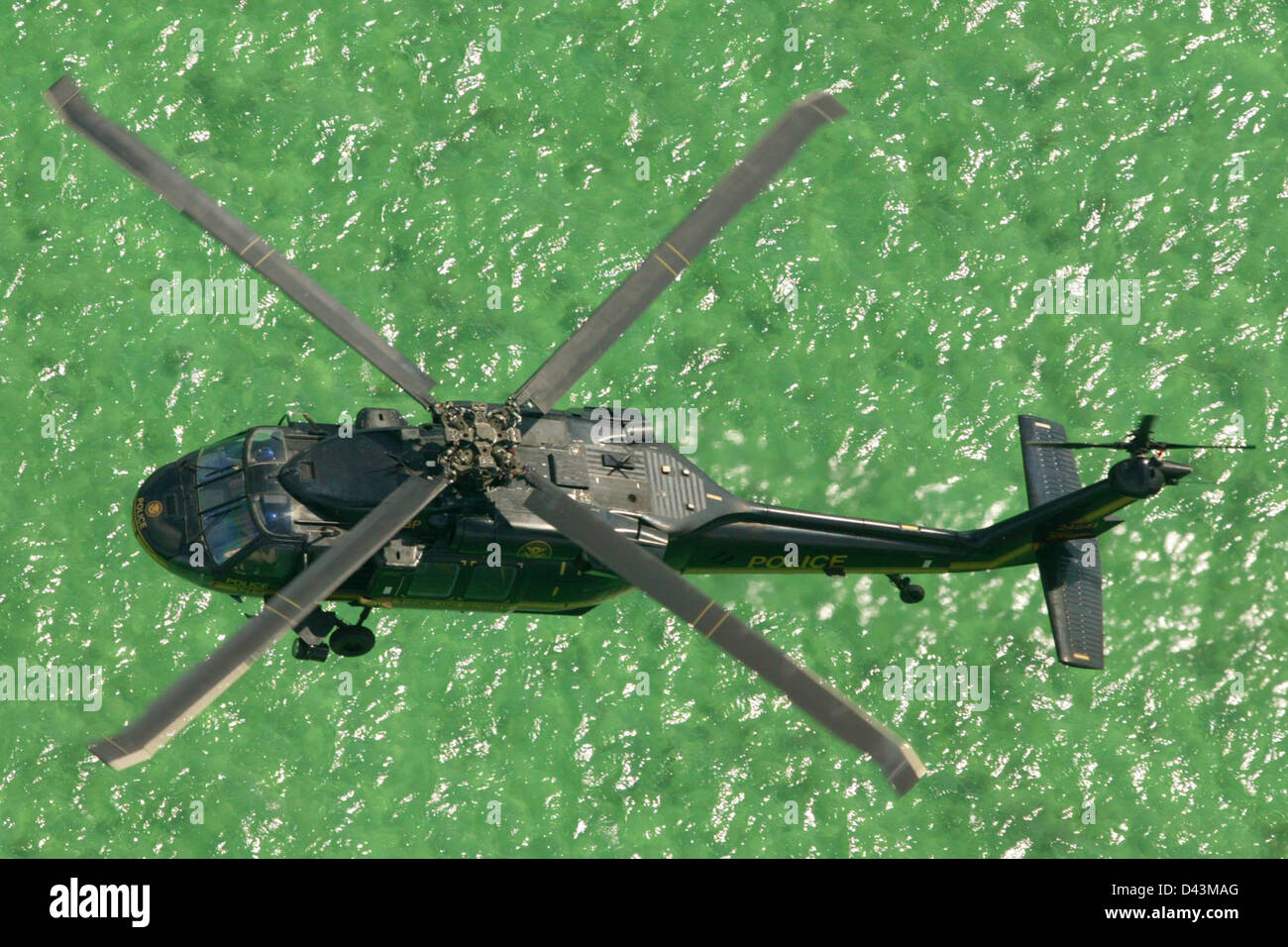 A CBP helicopter, part of the Office of Air and Marine Operations, is ...