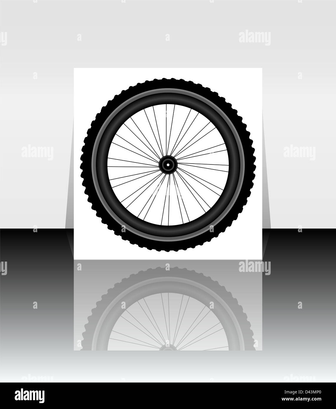 Bicycle Wheel Symbol Stock Photo - Alamy