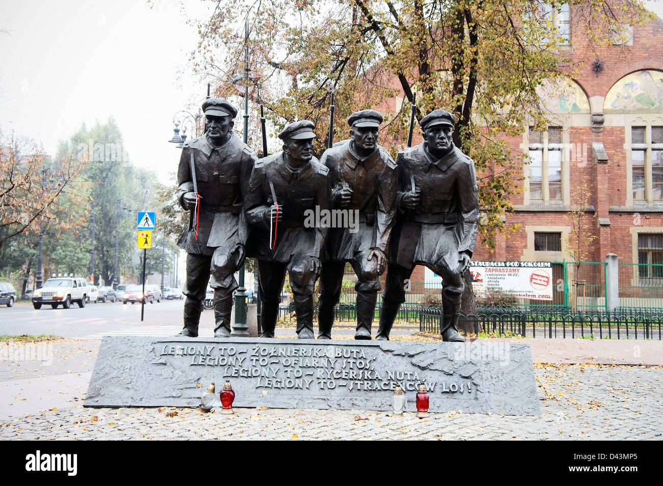monument Legions Marshall Jozef Pilsudski (1867-1935) Polish statesman ...