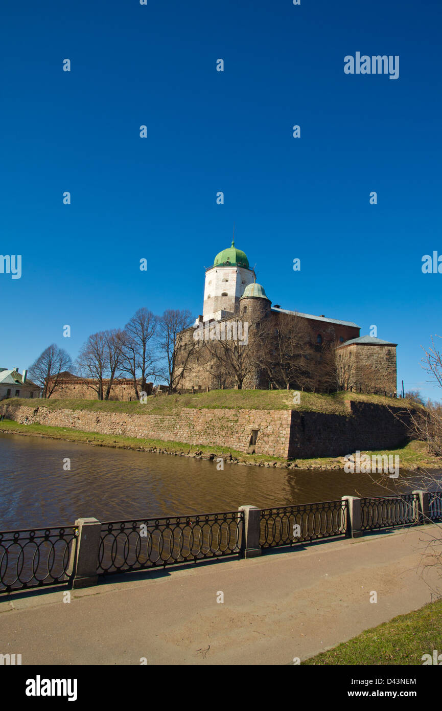 Old ancient historical building in Vyborg. Russia Stock Photo - Alamy