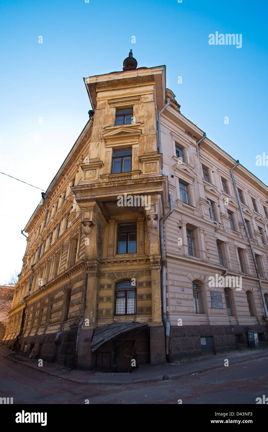 Beautiful ancient historical building in Vyborg. Russia Stock Photo - Alamy