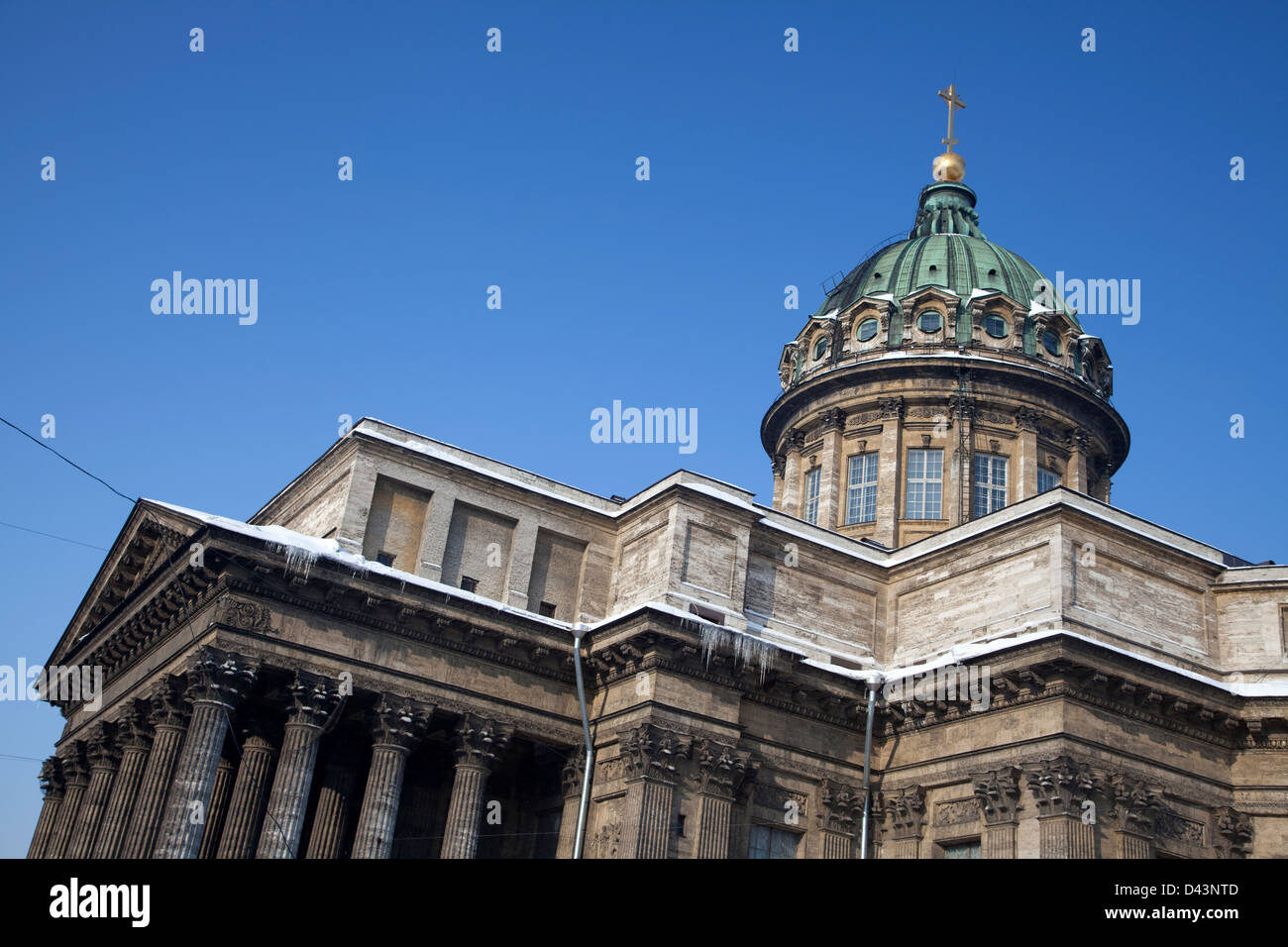 Cathedral of Our Lady of Kazan,Saint Petersburg,Russia Stock Photo - Alamy