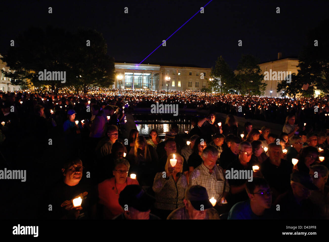 National Police Week Candle Light Vigil Stock Photo - Alamy