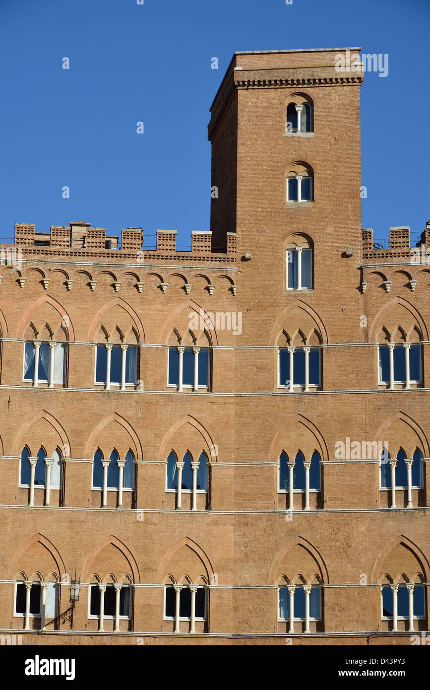 Siena (Italy) is one of the most beautiful medieval european town Stock ...