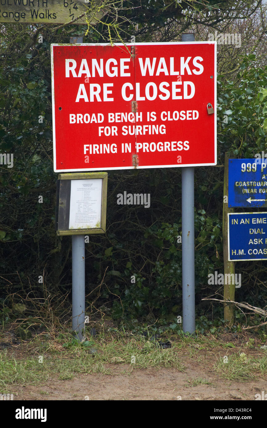 range walks are closed broad bench is closed for surfing firing in ...