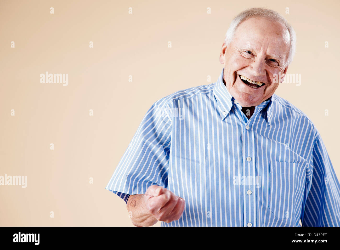 Portrait of Senior Man Stock Photo - Alamy