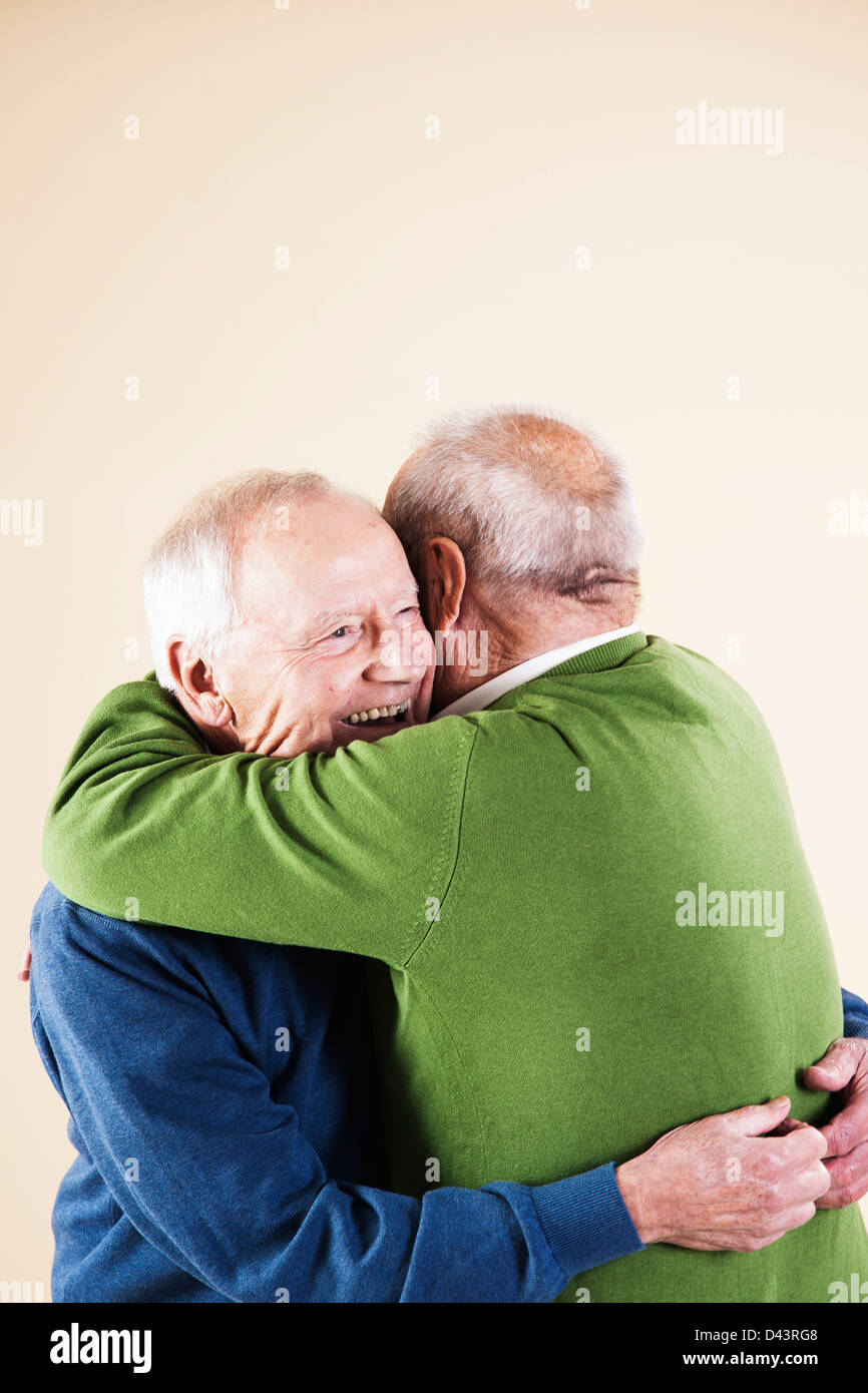 Man Hug Man Model Release High Resolution Stock Photography and Images ...