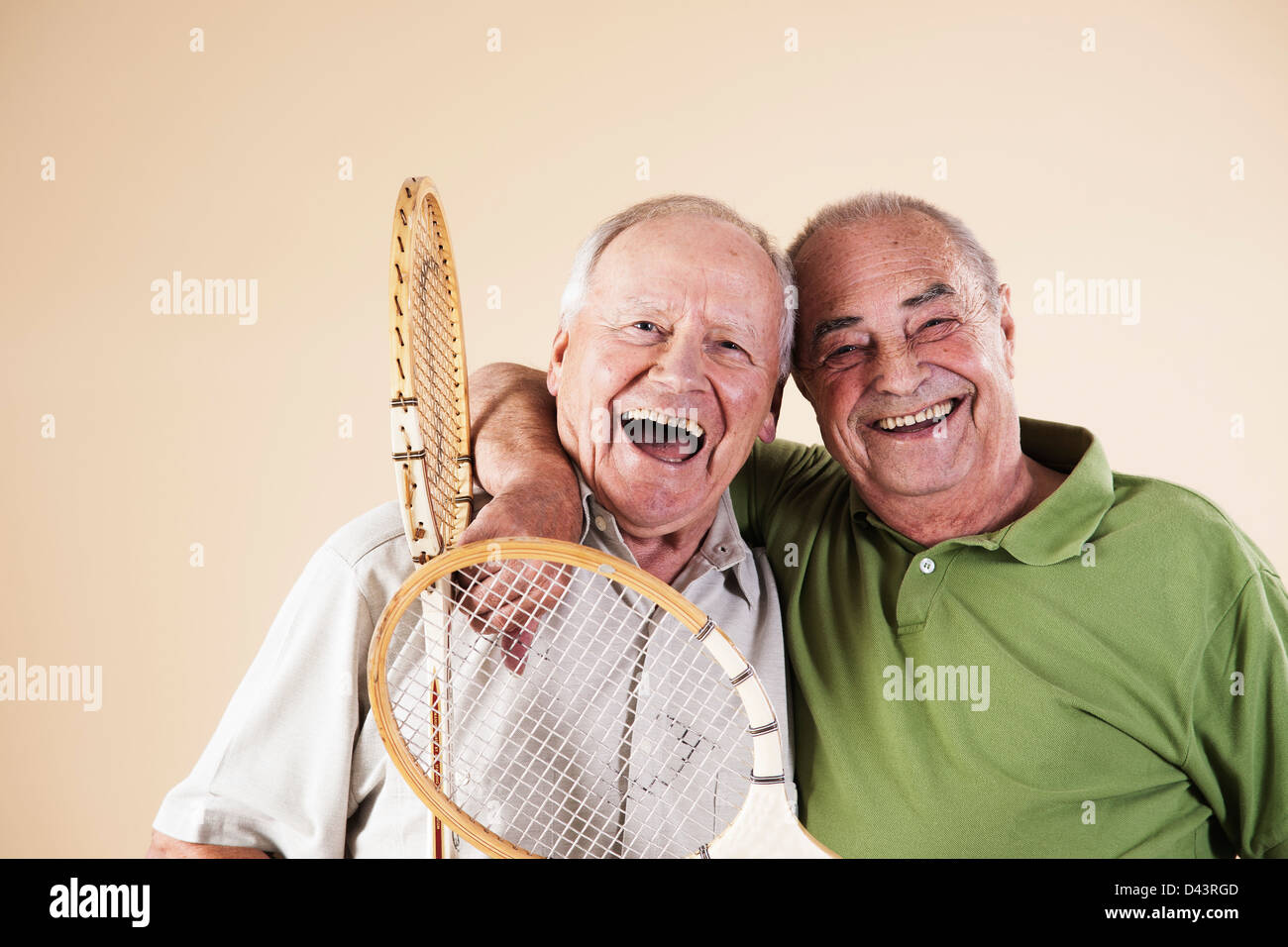 Portrait of Senior Men Stock Photo - Alamy