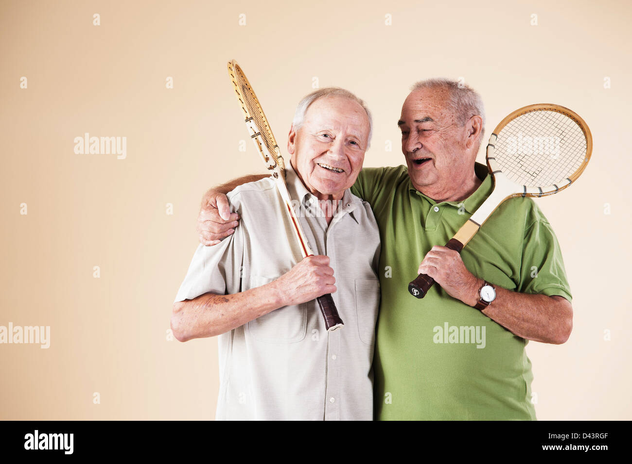 Portrait of Senior Men Stock Photo - Alamy