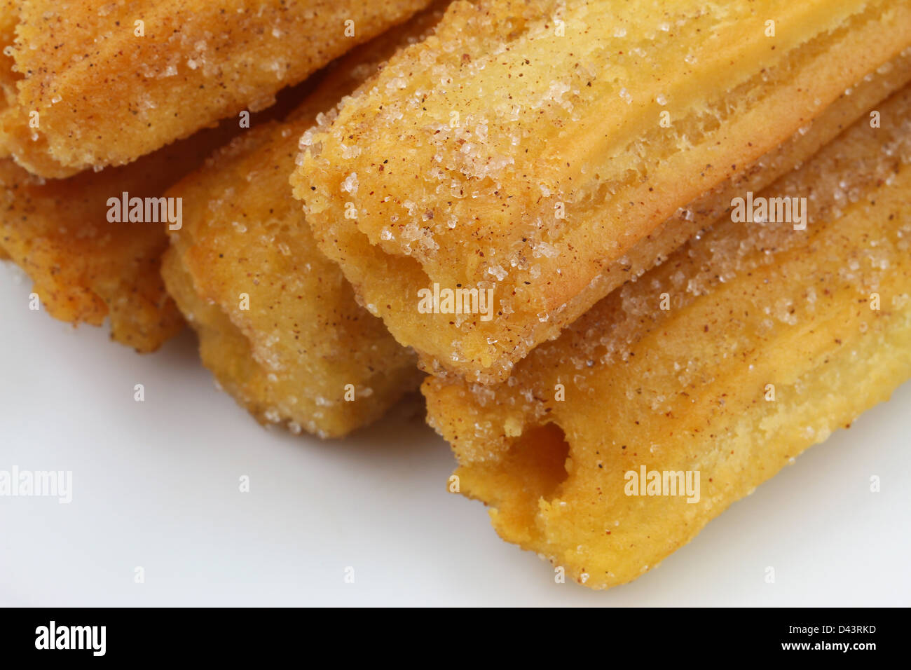 Spanish churros, close up Stock Photo - Alamy