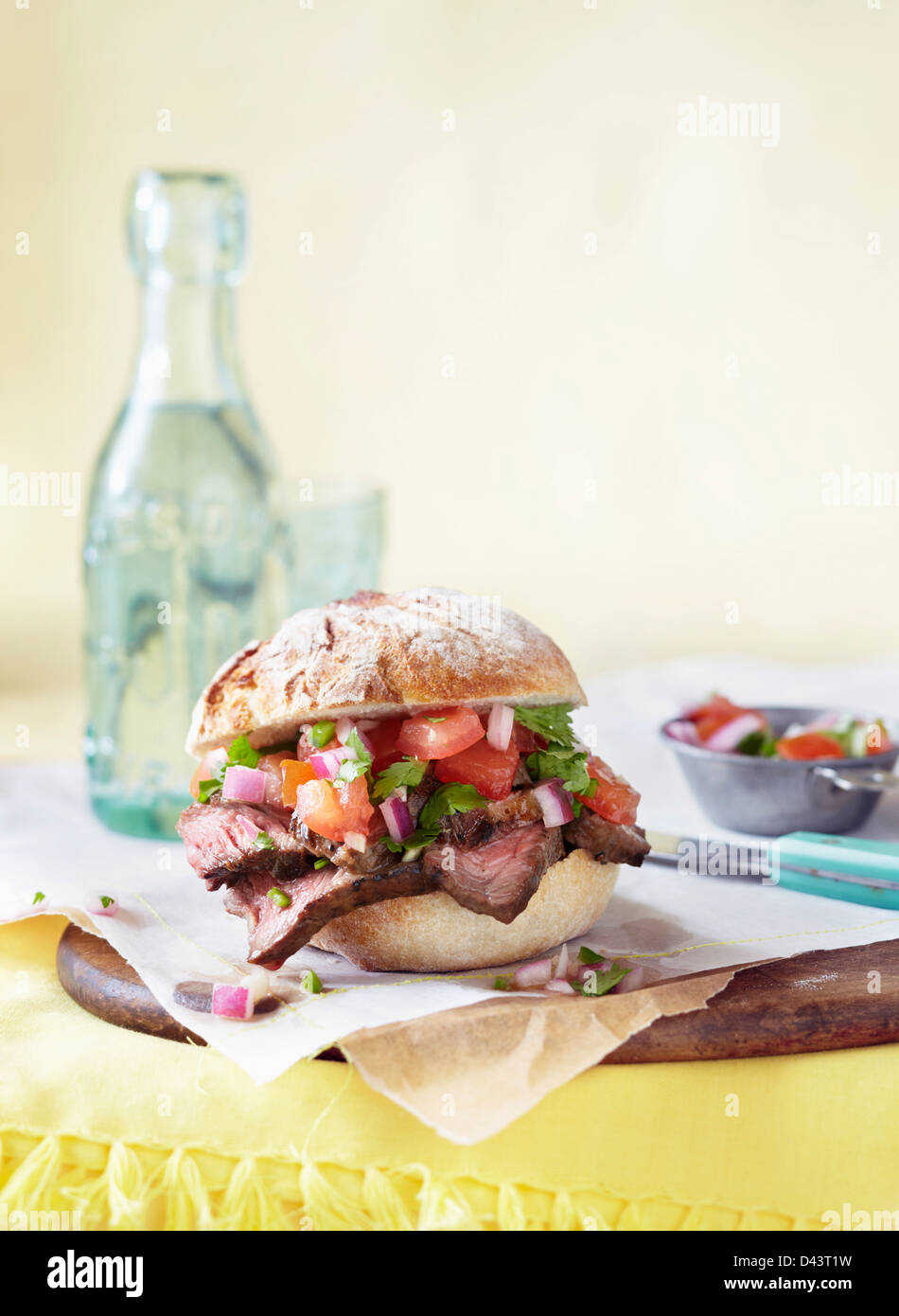Steak sandwich images hi-res stock photography and images - Alamy