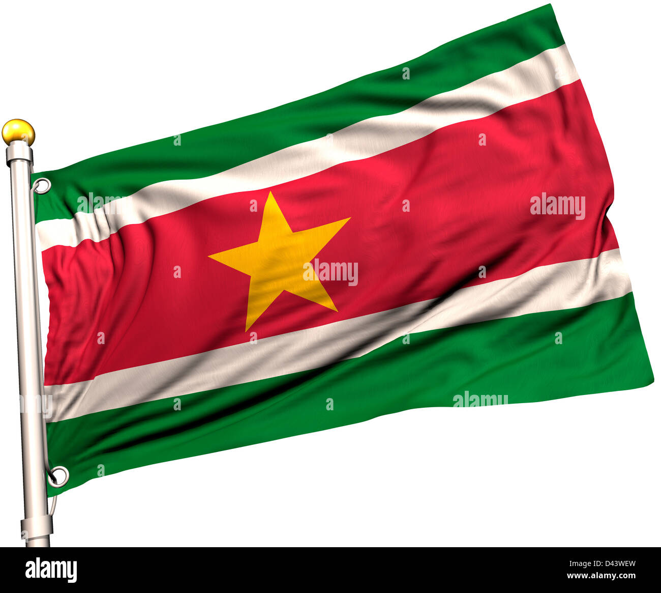 Suriname flag hi-res stock photography and images - Alamy