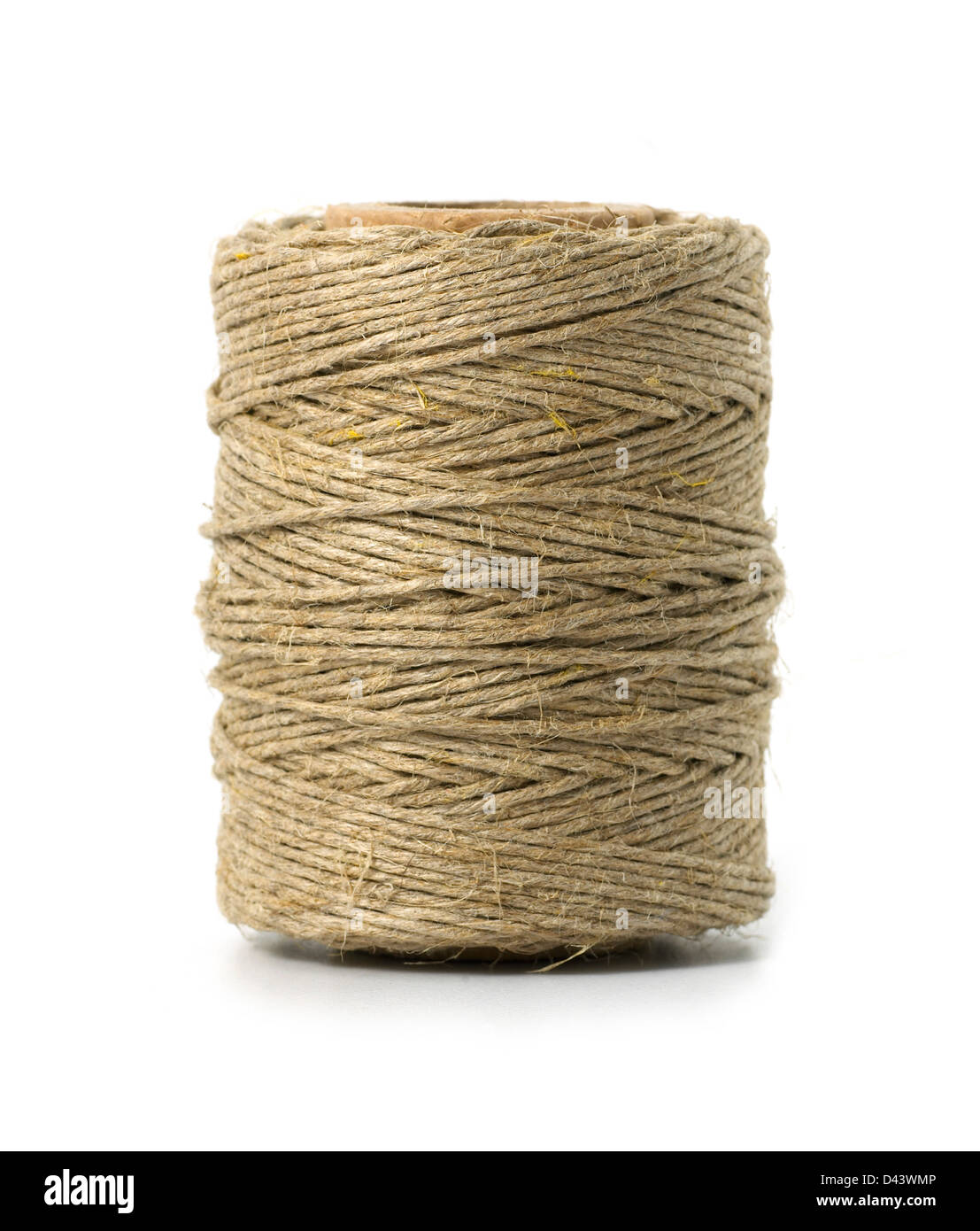 Ball of string cut out white background Stock Photo - Alamy