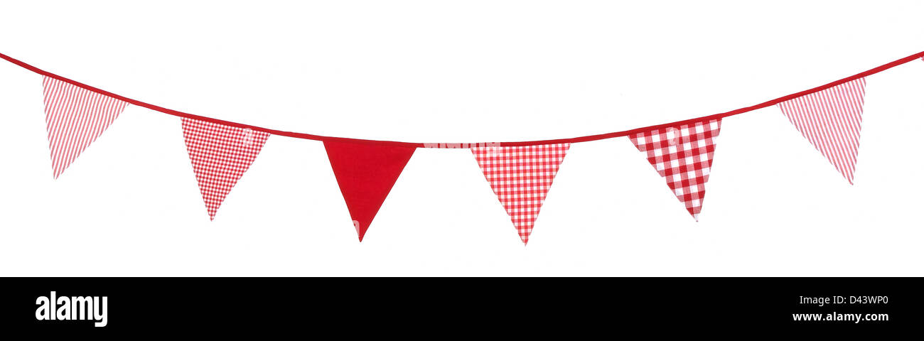 Bunting flags background hi-res stock photography and images - Alamy