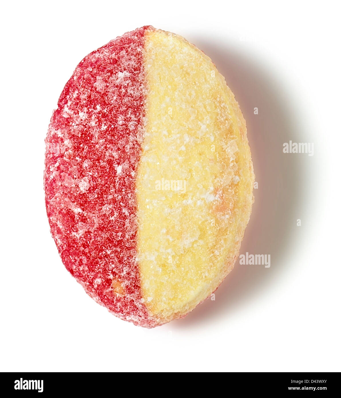 Rhubarb and custard sweet cut out white background Stock Photo - Alamy