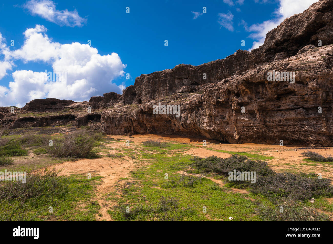 Rock Cliff, Arikok National Park, Aruba, Lesser Antilles, Caribbean ...
