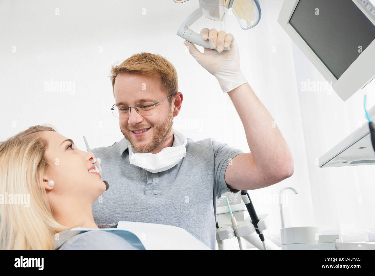 Person lowering an office chair hi-res stock photography and images - Alamy