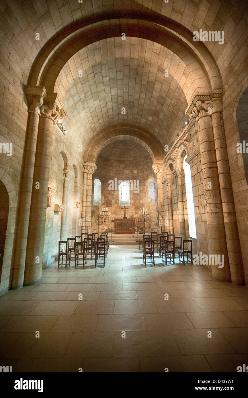 A chapel in The Cloisters and gardens in Fort Tryon Park, New York City ...