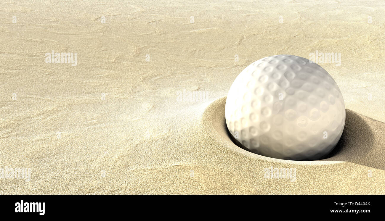 Deep golf sand trap hi-res stock photography and images - Alamy