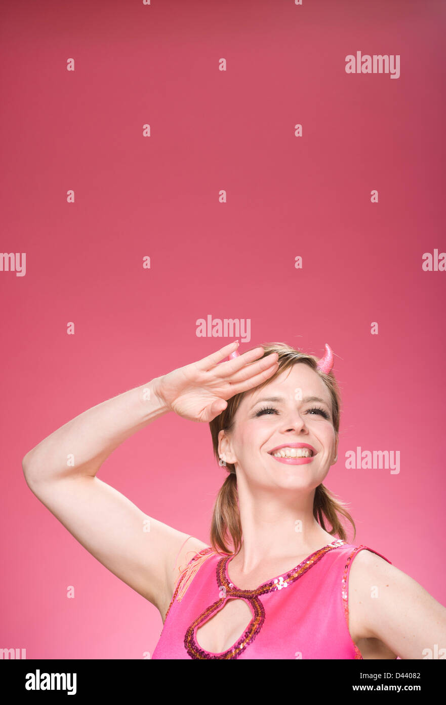 Devil horn hands hi-res stock photography and images - Alamy