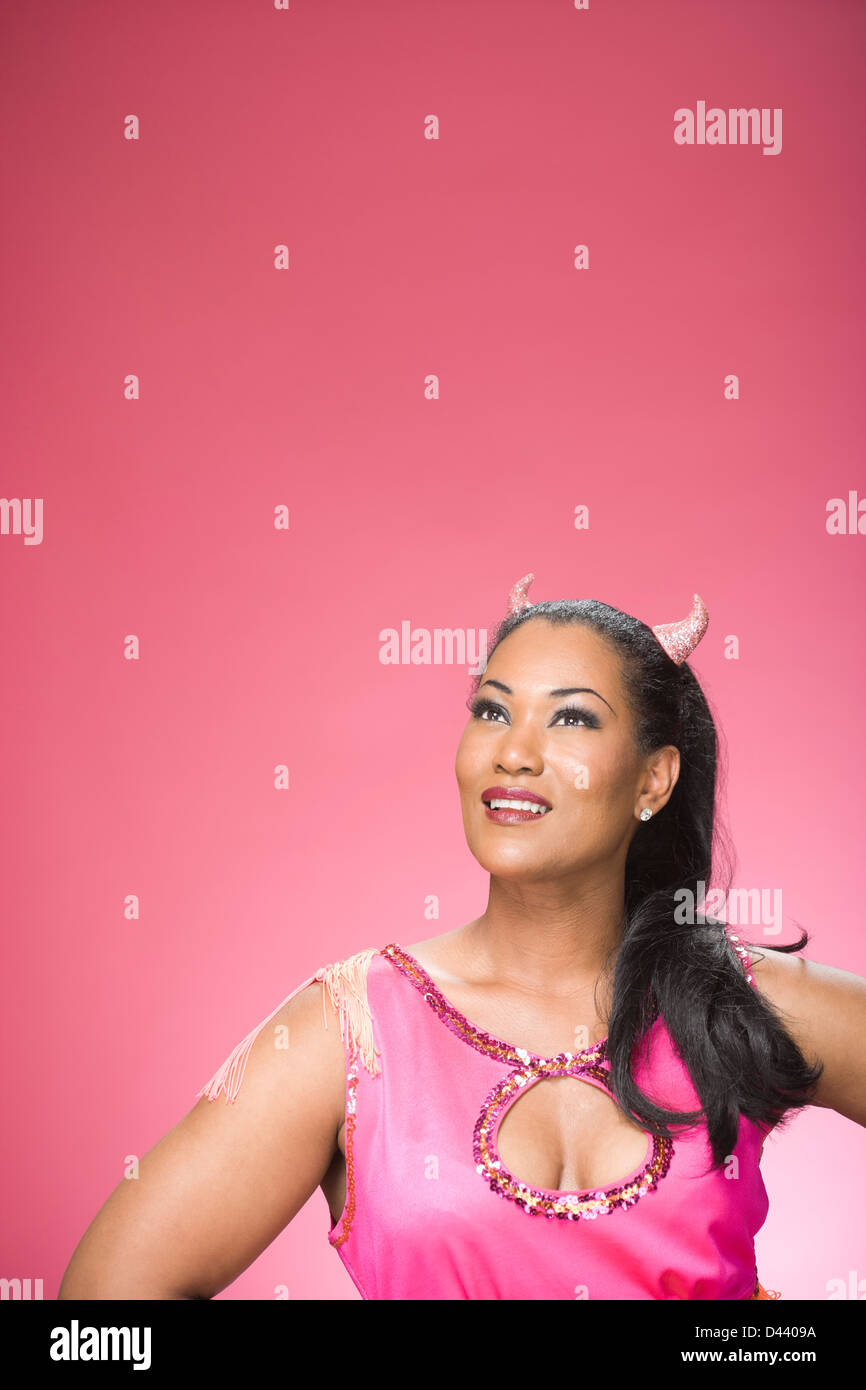 Devil horn hands hi-res stock photography and images - Alamy