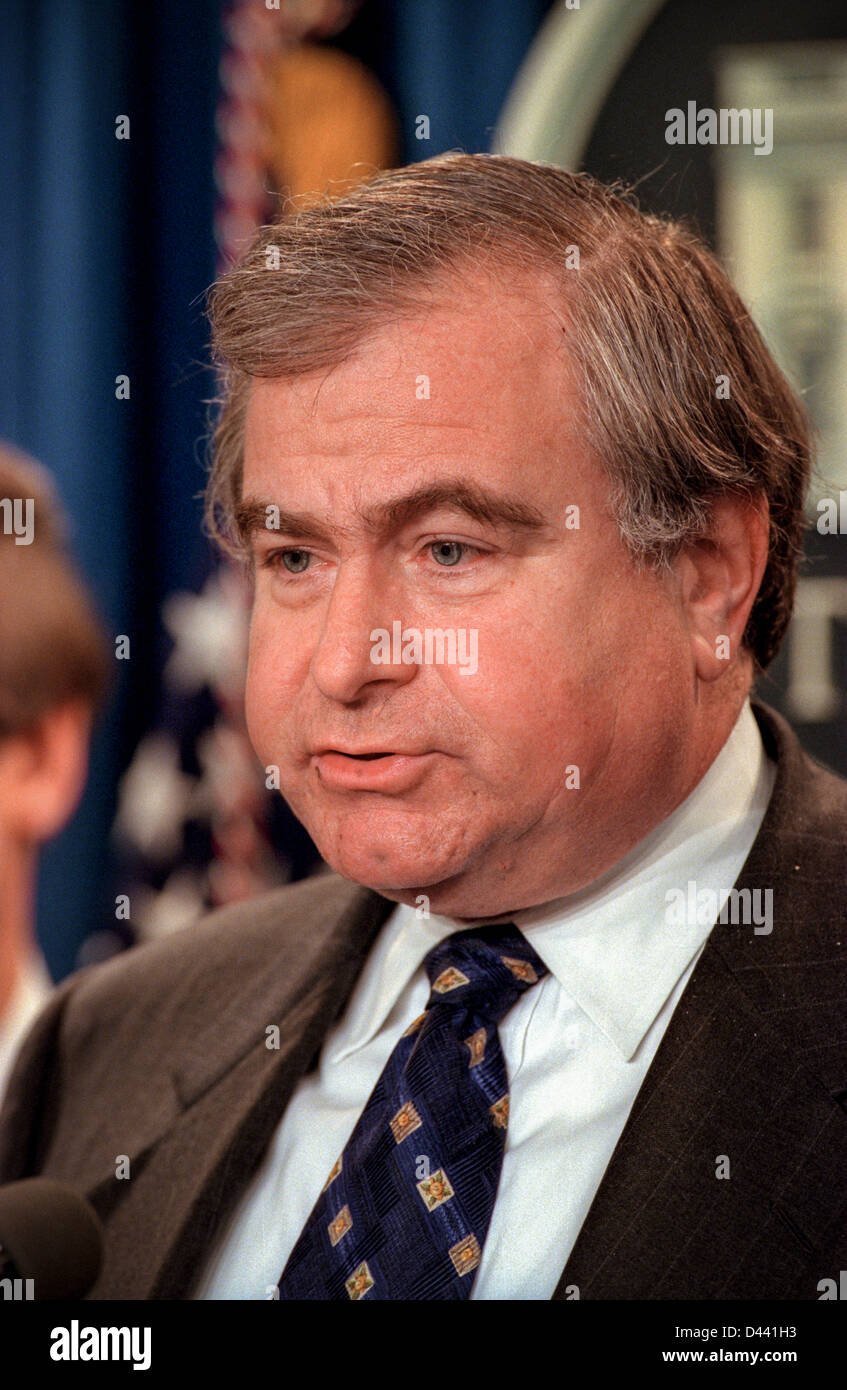 US National Security Advisor Sandy Berger responds to a question in the ...