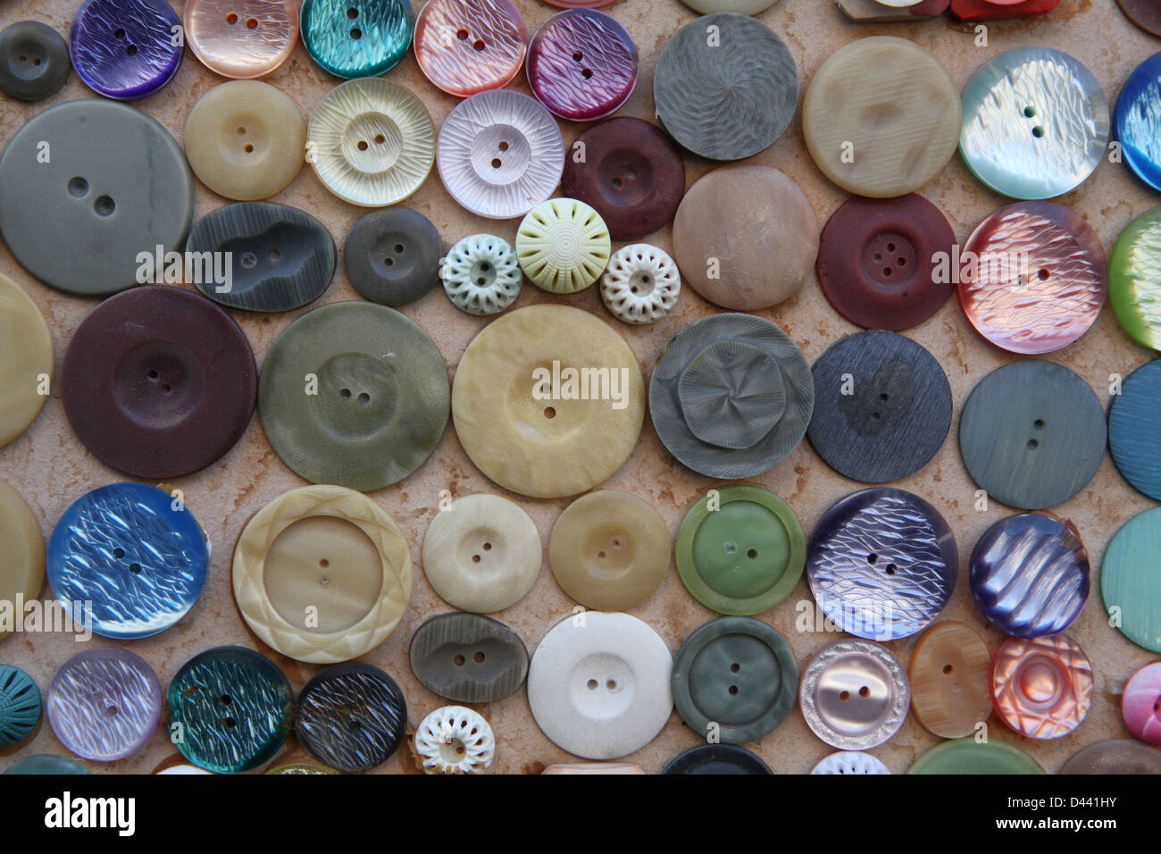 collection of various buttons Stock Photo - Alamy