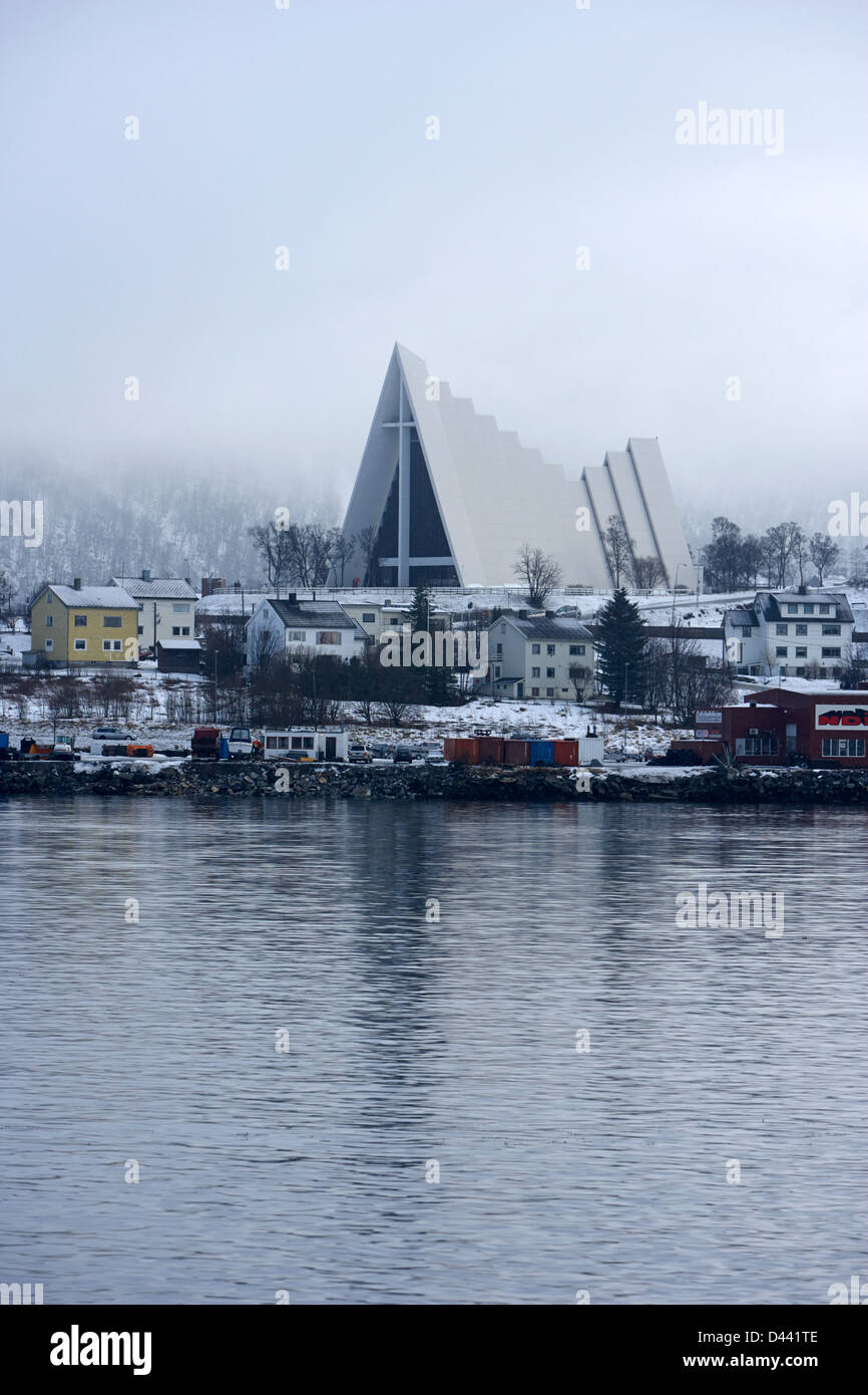 Norway tromsdalen church tromsdalen kirke hi-res stock photography and ...