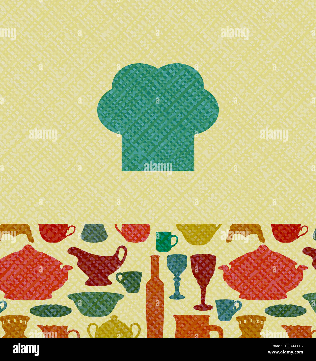 Menu background with canvas texture Stock Photo - Alamy