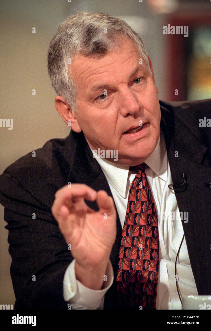 Conservative author and leader of Empower America, William Bennett ...