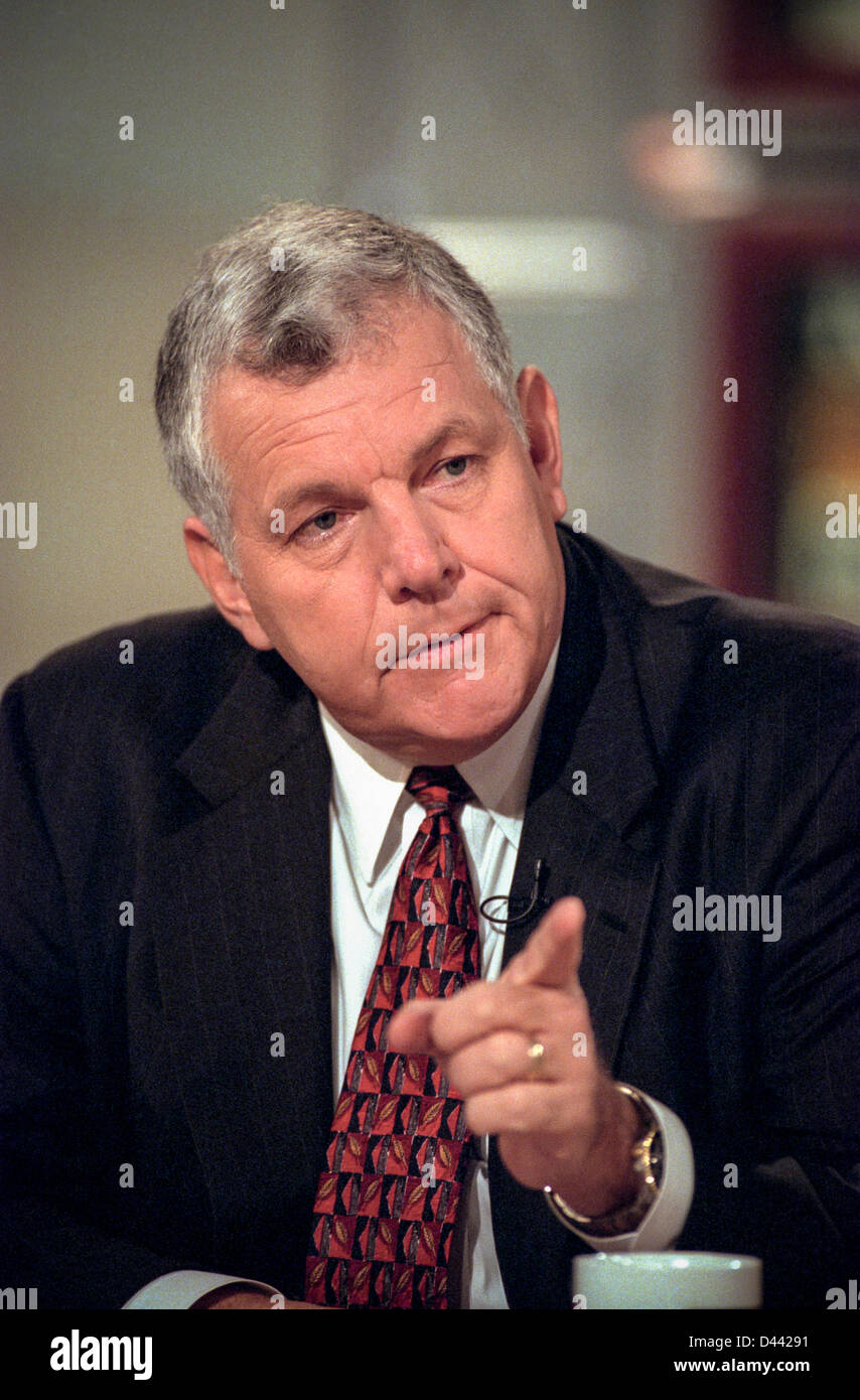 Conservative author and leader of Empower America, William Bennett ...