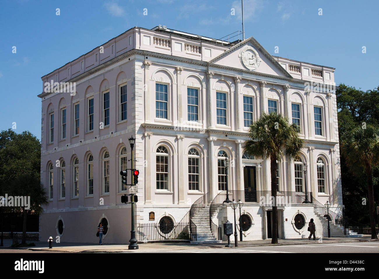 An old stone government building in Charleston, South Carolina Stock ...