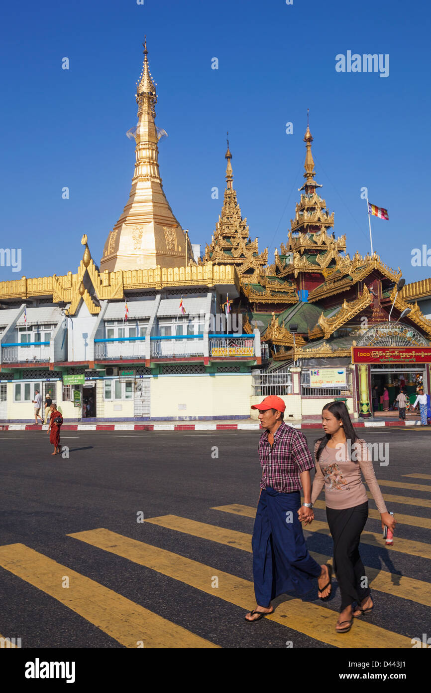 Myanmar, Yangon, Sule Pagoda Stock Photo - Alamy