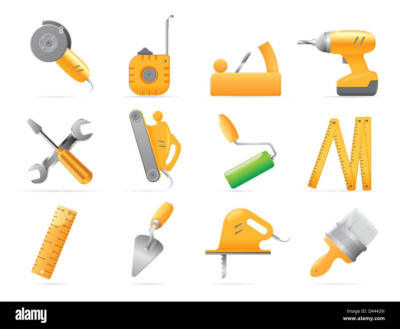 Production tools Cut Out Stock Images & Pictures - Alamy