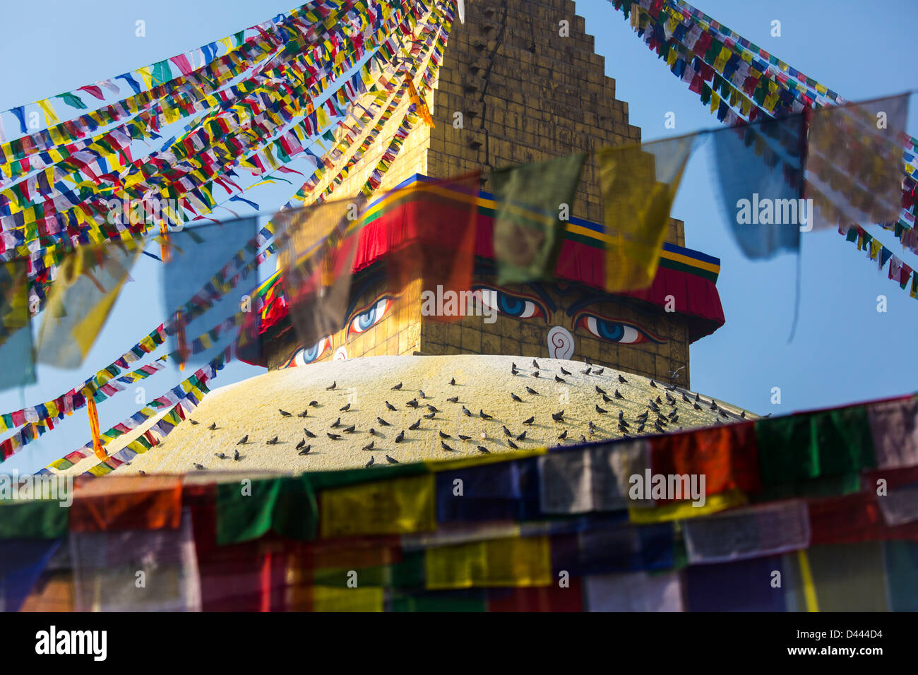 Boudhanath Stupa, Kathmandu, Nepal Stock Photo - Alamy