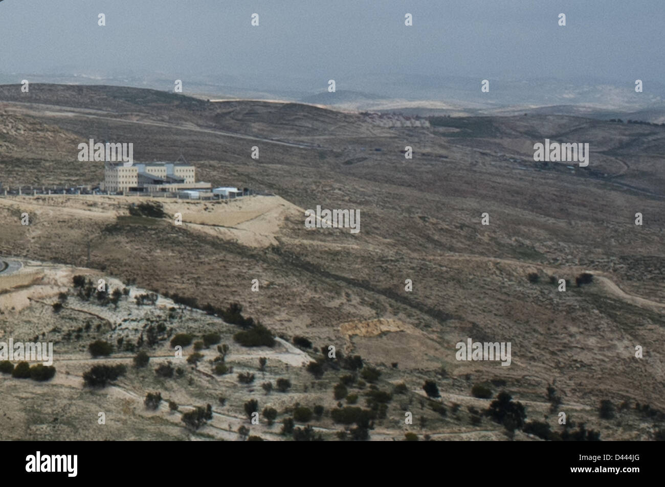 The Judea and Samaria District, Israel Police Headquarters, built on a ...